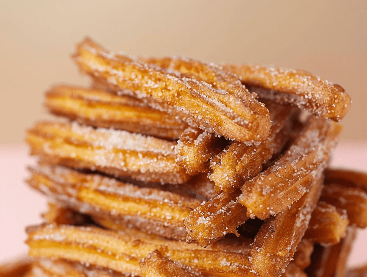 Extra Crispy Churro Recipe: The Ultimate Crunch - Cream Filled Churros
