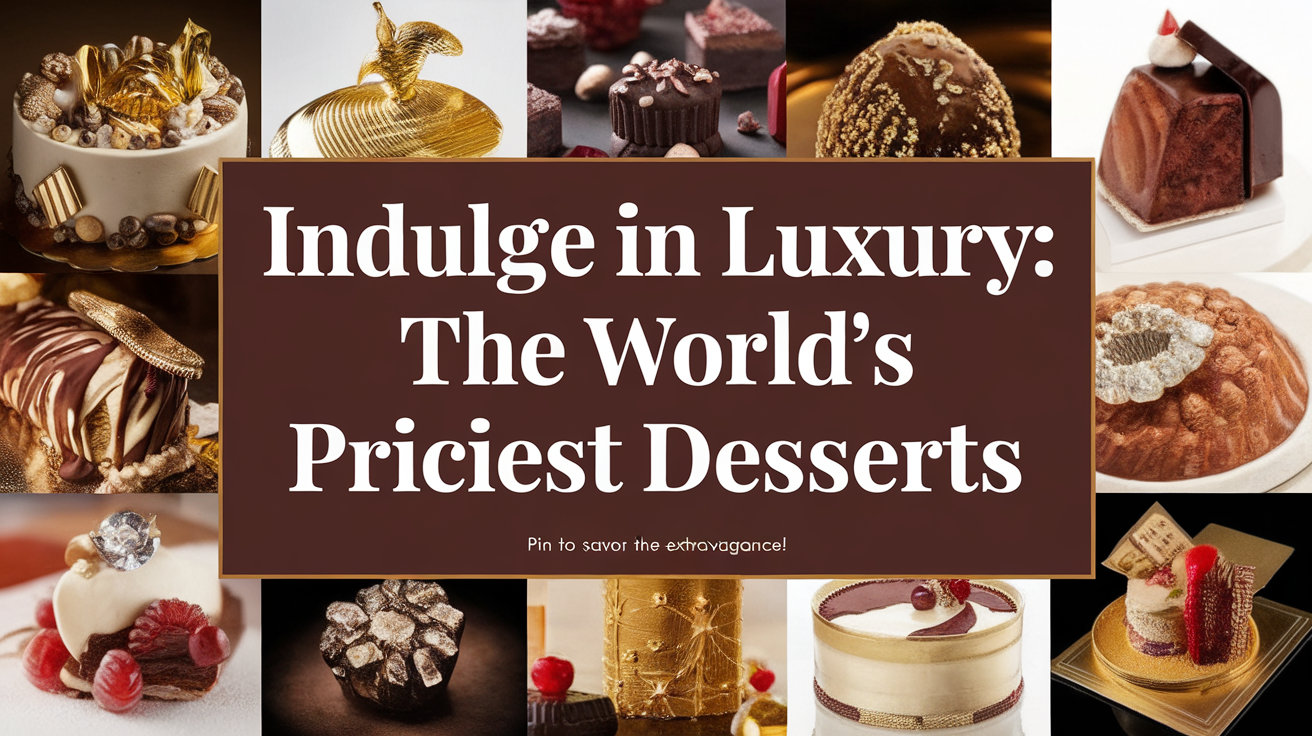 World’s Most Luxurious and Expensive Desserts Globally - Cream Filled ...