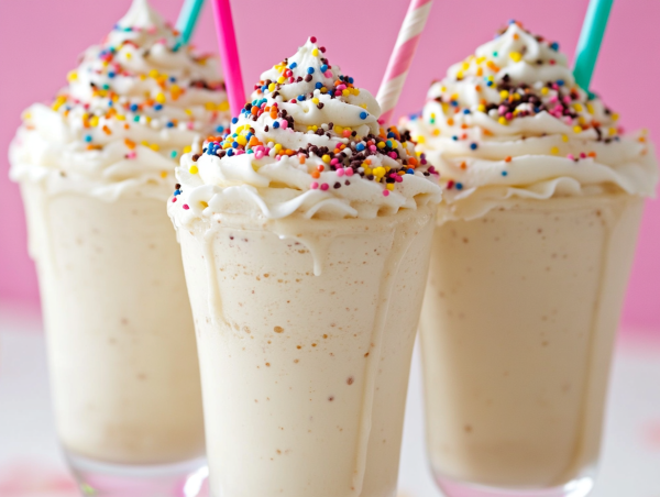 Cake Batter Milkshake: A Celebration in Every Sip - Cream Filled Churros