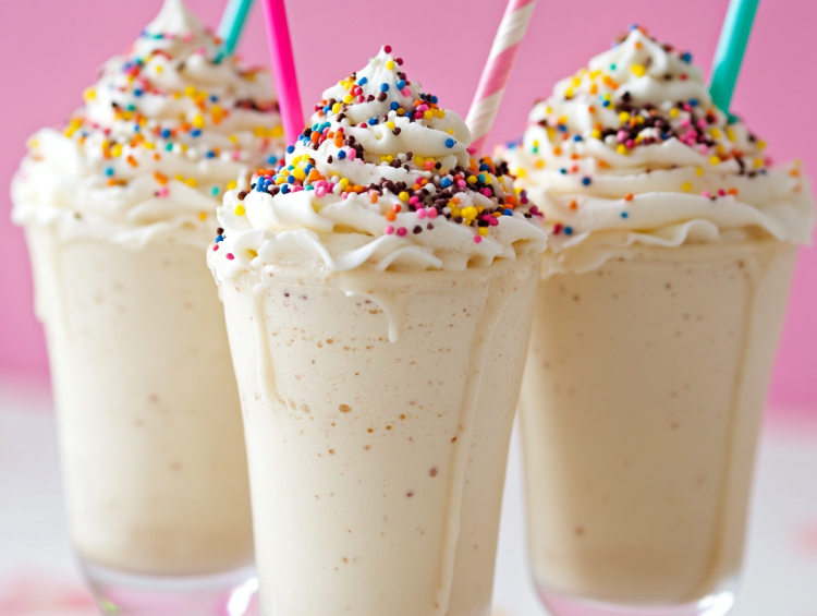 Cake Batter Milkshake: A Celebration in Every Sip - Cream Filled Churros