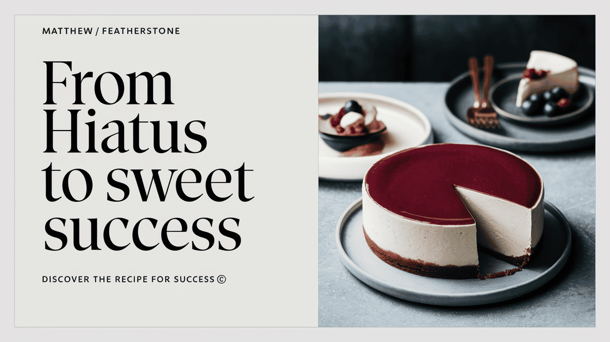 Matthew Featherstone’s Journey with Hiatus Cheesecake Success - Cream ...