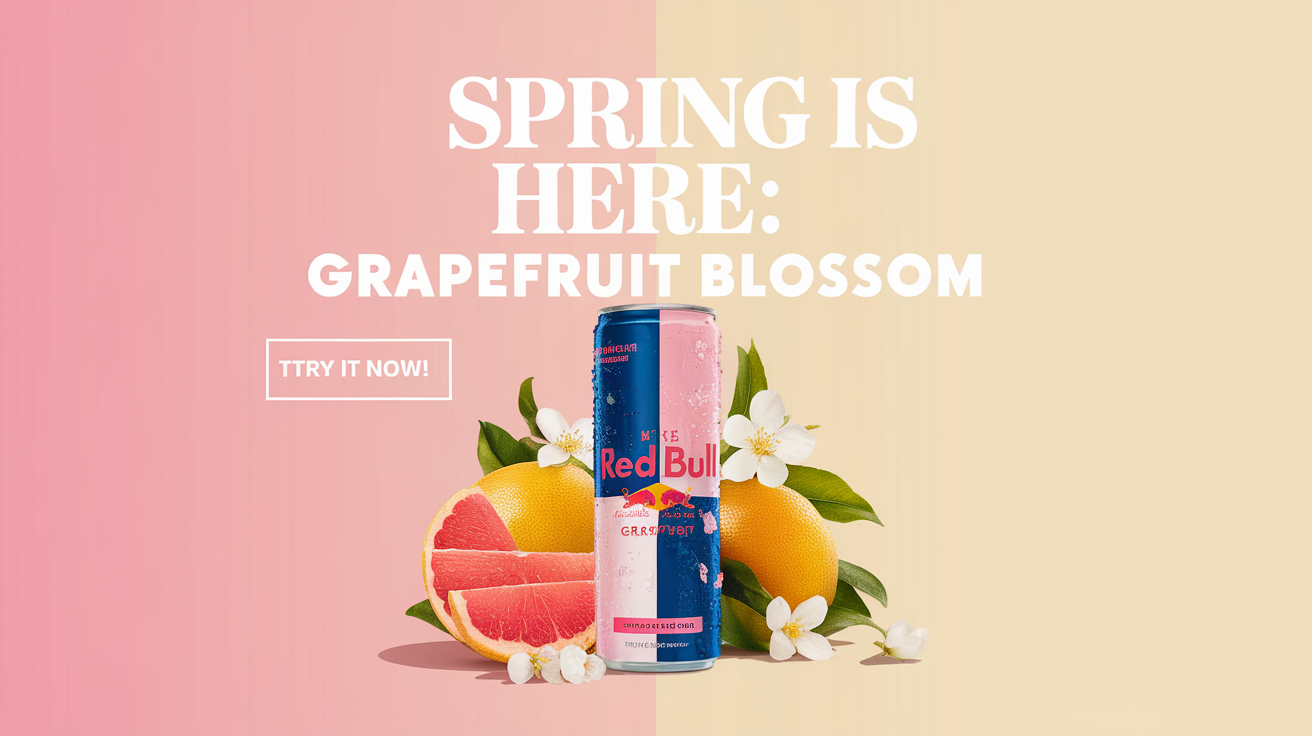 Red Bull Grapefruit Blossom Spring Edition Hits Stores - Cream Filled ...