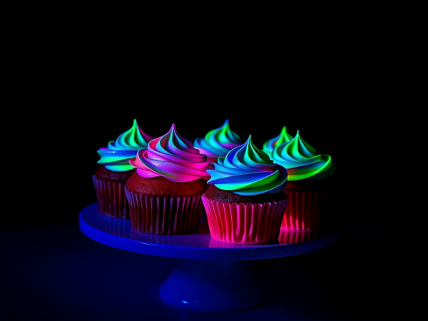 Glow Up Your Party with Easy UV-Reactive Frosting - Cream Filled Churros