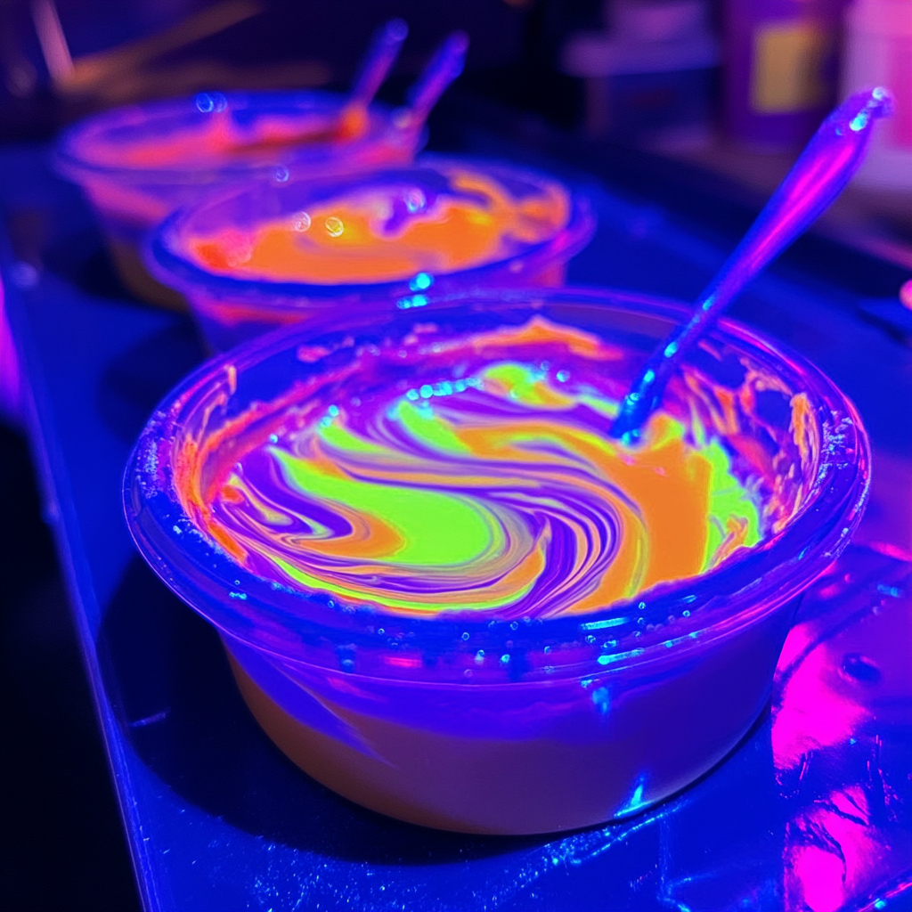 Glow Up Your Party with Easy UV-Reactive Frosting - Cream Filled Churros