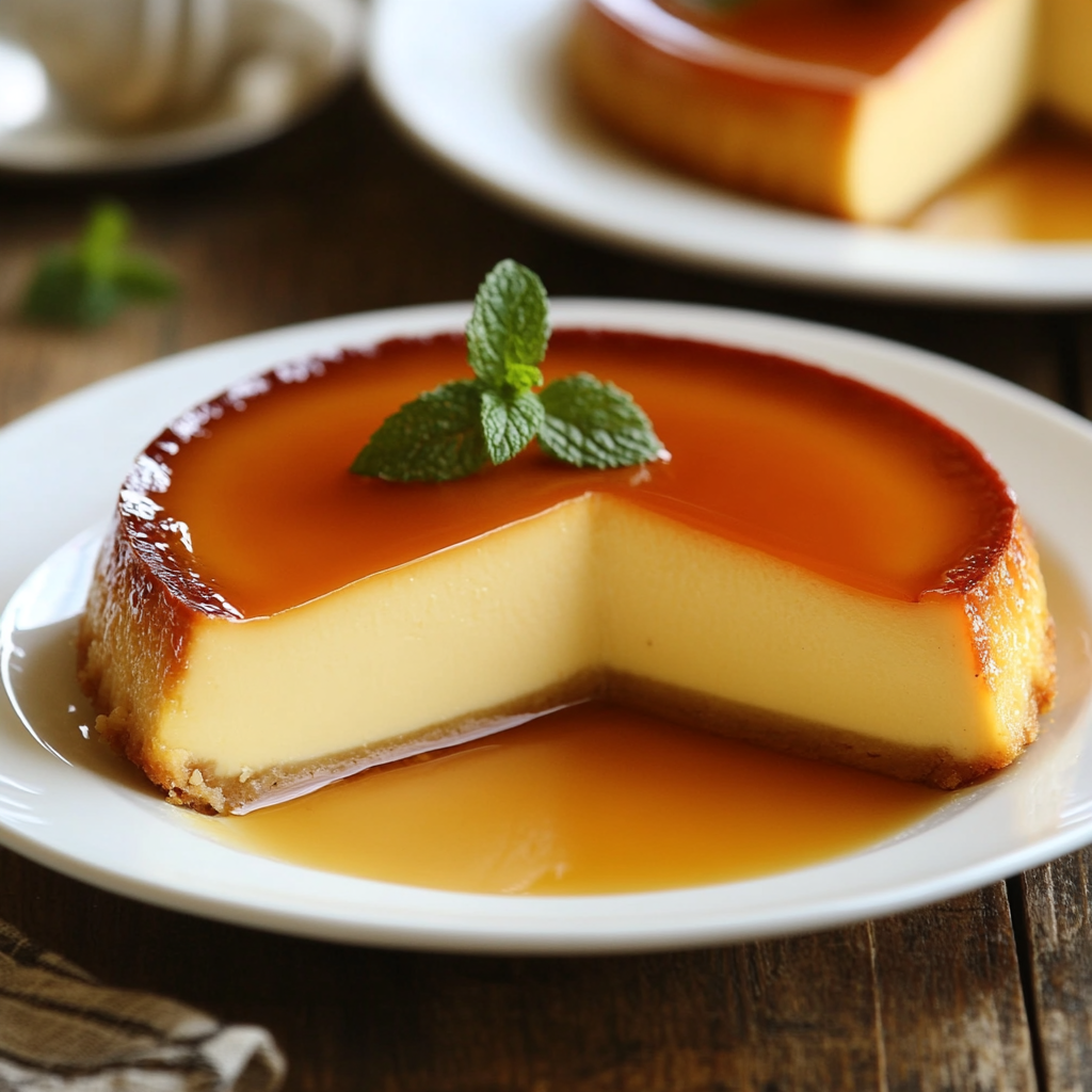 Creamy Vanilla Flan Everyone Adores - Cream Filled Churros