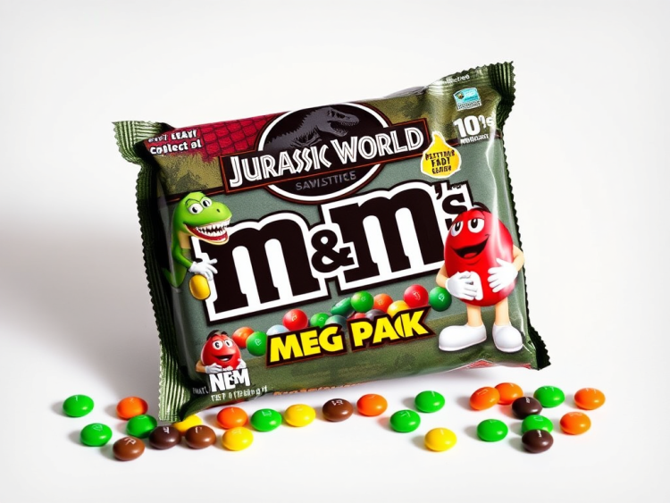 Jurassic World M&M’s Mega Packs Launch July 2025 - Cream Filled Churros